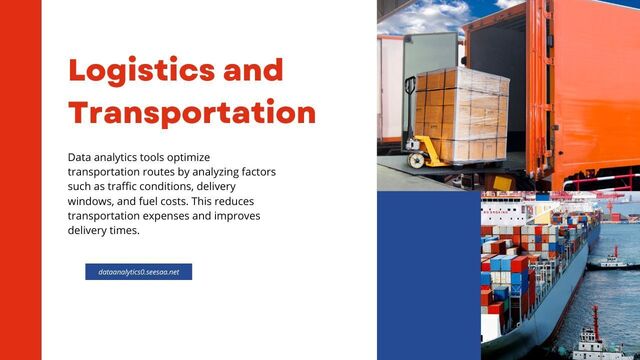 The Role of Data Analytics in Supply Chain Optimization: Data analytics